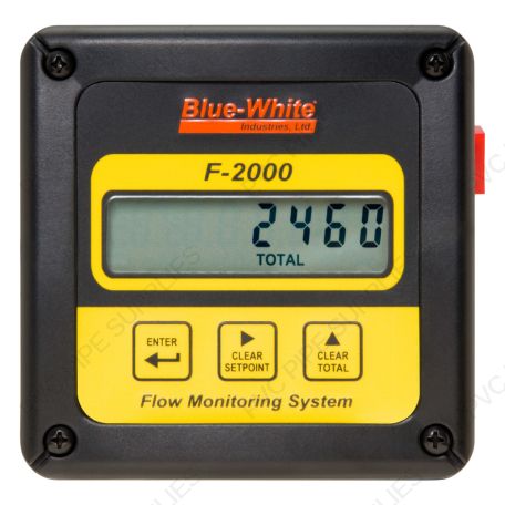 1-1/2" MPT Paddlewheel Flow Meter with Sensor Mounted and Molded In ...