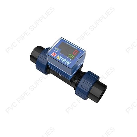 1" Truflo TKM Series PVDF Paddle Wheel Flow Meter, TKM-25-PF-B-E