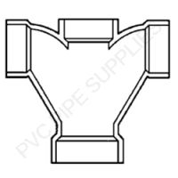 3" Double Fixture DWV Fitting, D510-030