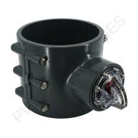 8" AcuFlow Flow Meter with CPVC Saddle Clamp (600-1800 GPM)